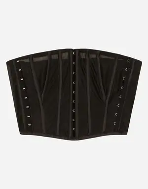 Dolce & Gabbana Marquisette Corset Belt - Black