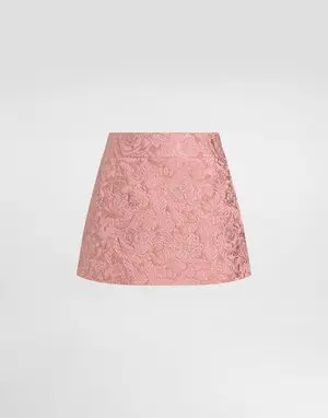 Dolce & Gabbana Floral Jacquard Miniskirt - Multicolor