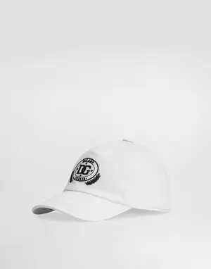 Dolce & Gabbana Twill Baseball Cap With Embroidery - White