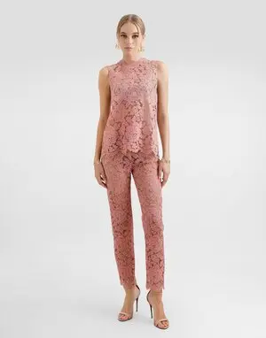 Dolce & Gabbana Tailored Cordonetto Lace Trousers