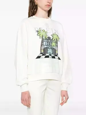 Philipp Plein Logo-print Embellished Sweatshirt
