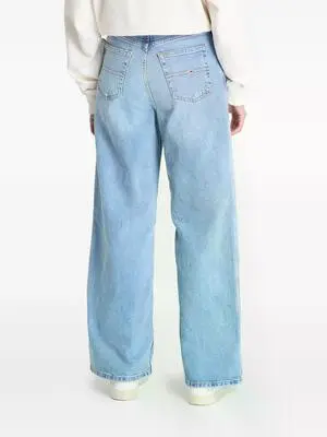 Tommy Hilfiger Claire High-rise Wide-leg Jeans - Blue