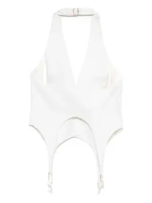 Kiki De Montparnasse Suiting Garter Vest