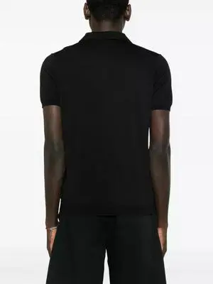 KANGRA Fine-ribbed T-shirt - Black