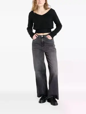Tommy Hilfiger Claire High-rise Wide-leg Jeans - Grey