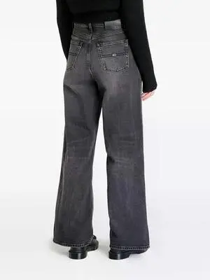 Tommy Hilfiger Claire High-rise Wide-leg Jeans - Grey