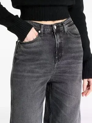 Tommy Hilfiger Claire High-rise Wide-leg Jeans - Grey