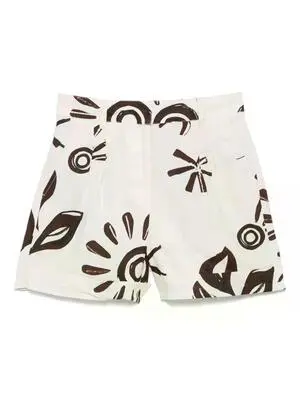 Scotch & Soda Floral-print Shorts - Neutrals