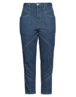 Isabel Marant Étoile Tapered Leg Jeans In Dark Wash Denim