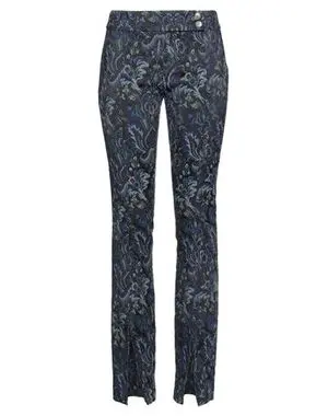 8PM Slim-leg Floral Design Pants