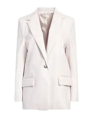 VICOLO Single-breasted Blazer - Off White
