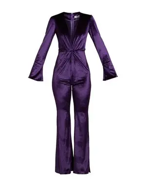 JIJIL Chenille Long Sleeve Jumpsuit