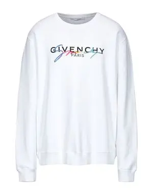 Givenchy Solid Sweatshirt With Embroidered Logo