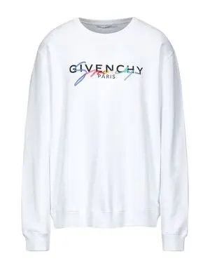 Givenchy Solid Sweatshirt With Embroidered Logo