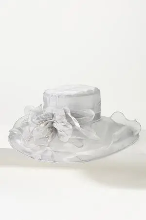 San Diego Hat Organza Wide-brim Hat