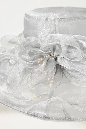 San Diego Hat Organza Wide-brim Hat