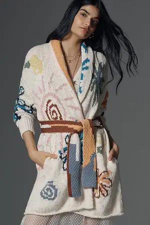 Lingua Franca Benetos Robe Cardigan