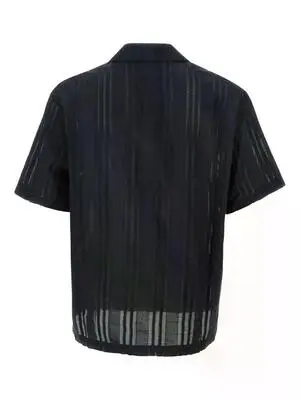 REPRESENT Logo-embroidered Shirt - Black