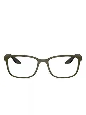 Prada Rectangle-frame Eyeglasses - Green