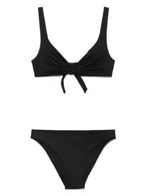 FISICO Macramé-detail Bikini - Black