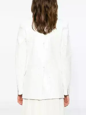MAISON MARGIELA Cracked-paint Blazer
