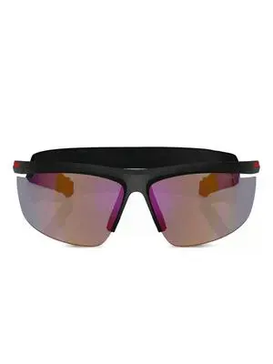 Prada Shield-frame Sunglasses - Black