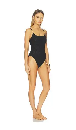 L'Agence Remi One Piece Swimsuit - Black