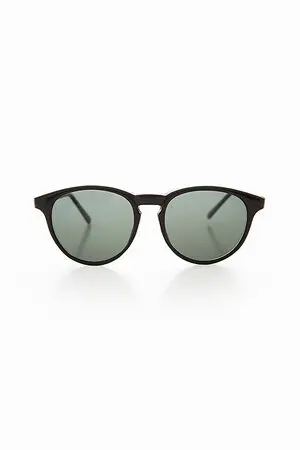 Green Round Sunglasses