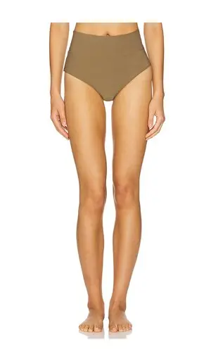 MONTCE Ac High Rise Bikini Bottom - Khaki