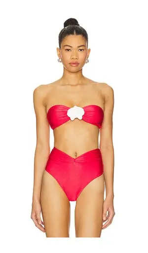 SHANI SHEMER Callisto Bikini Top - Raspberry