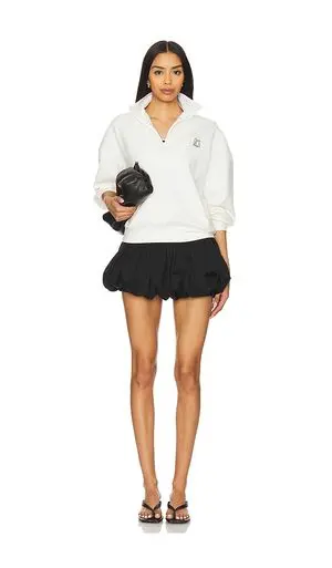 PORT DE BRAS Signature Half Zip Sweatshirt