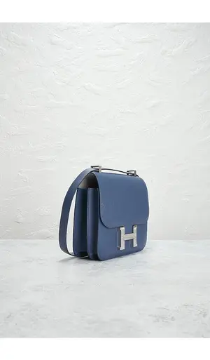 FWRD RENEW Hermes Epsom Constance 24 Shoulder Bag - Royal
