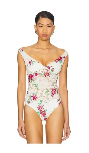 AFRM Alexis Crochet Lace Bodysuit