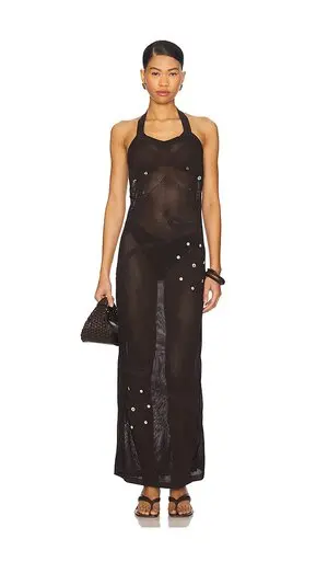 SIEDRES Essens Knit Dress - Chocolate
