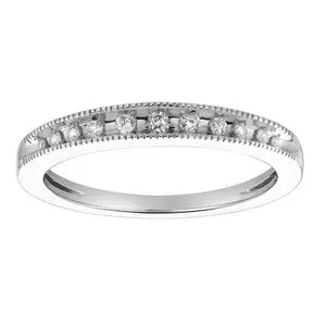 LUVMYJEWELRY Eternity Diamond Stackable Band Ring - 14k White Gold