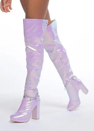 SPARKL Naomi Thigh High Boots