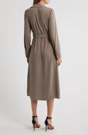 FRIENDS LIKE THESE Long Sleeve Wrap Midi Dress
