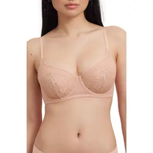SKARLETT BLUE Amour Lace Full Coverage Minimizer Bra - Naked
