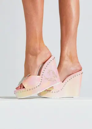 SPARKL Bianca Wedge - Pink