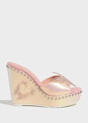 SPARKL Bianca Wedge - Pink