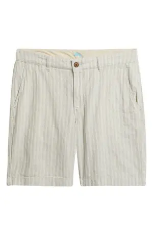 Tommy Bahama Stripe Cotton Blend Chino Shorts