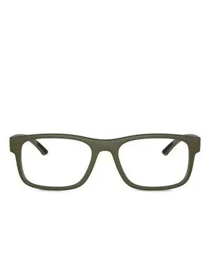 Prada Rectangle-frame Eyeglasses - Green