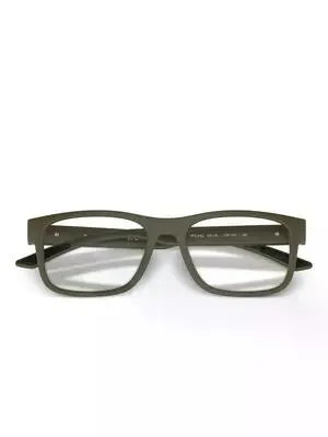 Prada Rectangle-frame Eyeglasses - Green