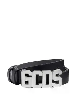 Gcds Leather Belt - Black