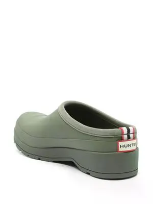 Hunter Logo-print Mules