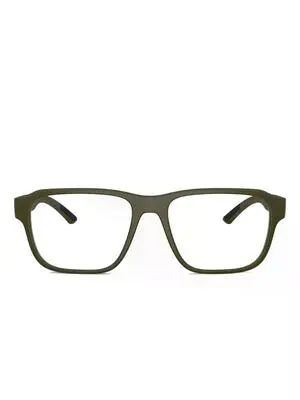 Prada Square Frame Glasses - Green
