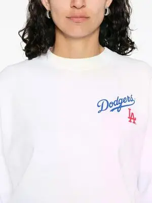 SPORTY & RICH Dodgers Serif Sweatshirt - White