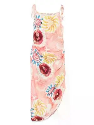 Scotch & Soda Abstract-print Maxi Dress