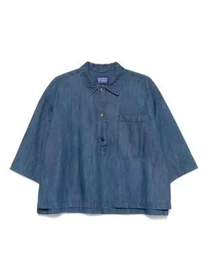 Scotch & Soda Denim Polo Top