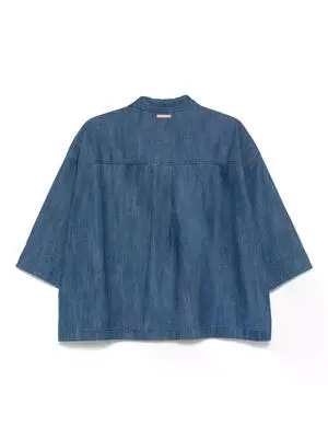 Scotch & Soda Denim Polo Top